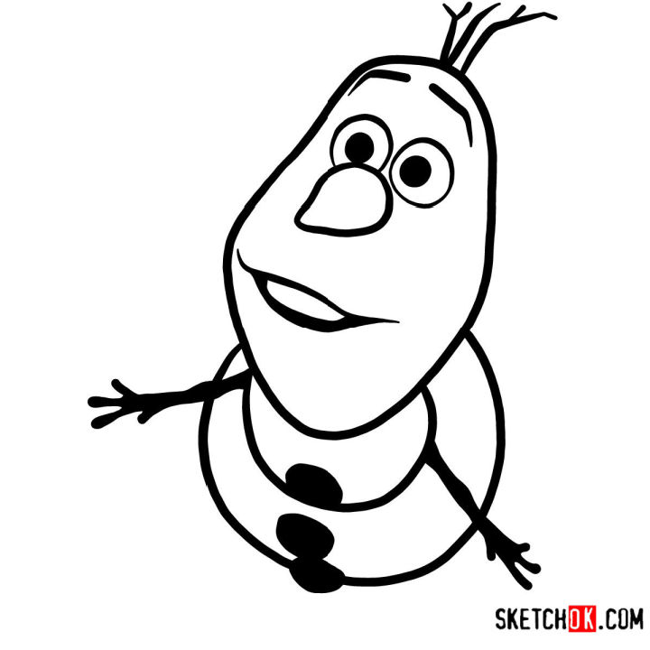25 Easy Olaf Drawing Ideas - How to Draw Olaf