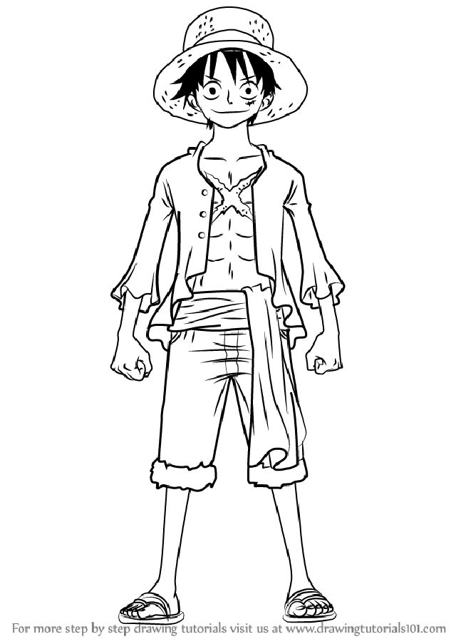 20 Easy Luffy Drawing Ideas - How to Draw Luffy