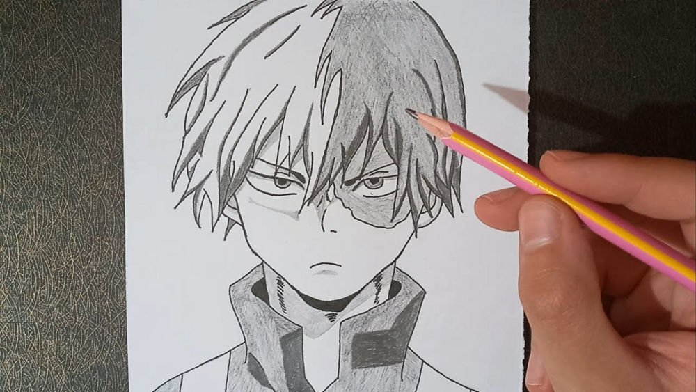25 Easy Todoroki Drawing Ideas - How to Draw Todoroki