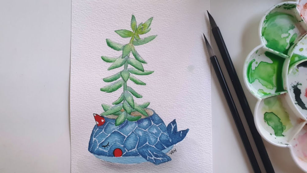 20 Easy Succulent Drawing Ideas - Draw a Succulent