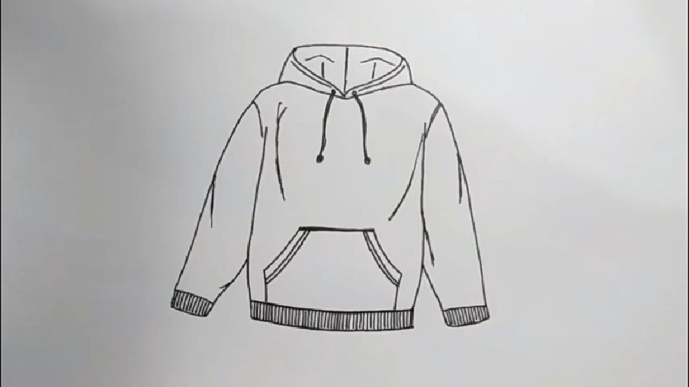 25 Easy Hoodie Drawing Ideas - How to Draw a Hoodie