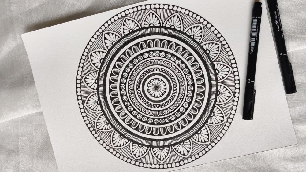 25 Easy Mandala Drawing Ideas - Draw a Mandala
