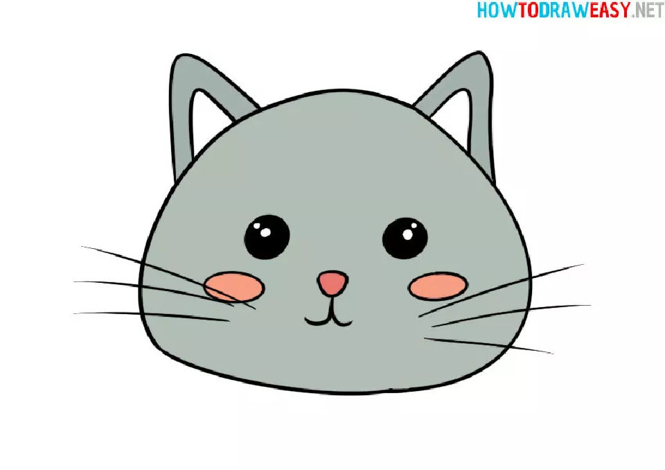 25 Cat Face Drawing Ideas - How to Draw a Cat Face