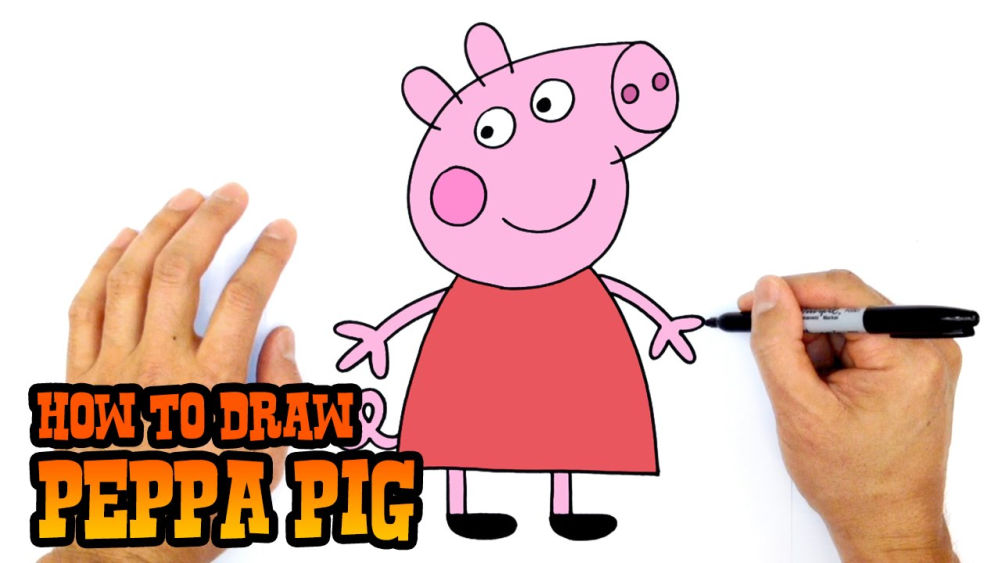 25 Easy Peppa Pig Drawing Ideas - Draw Peppa Pig