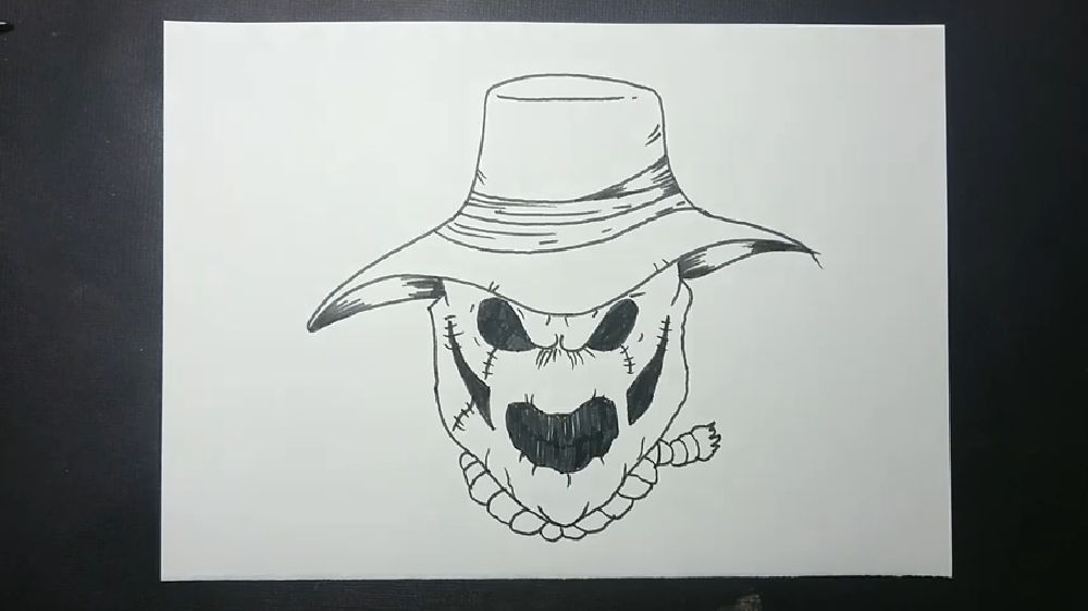 25 Easy Scarecrow Drawing Ideas - How to Draw a Scarecrow