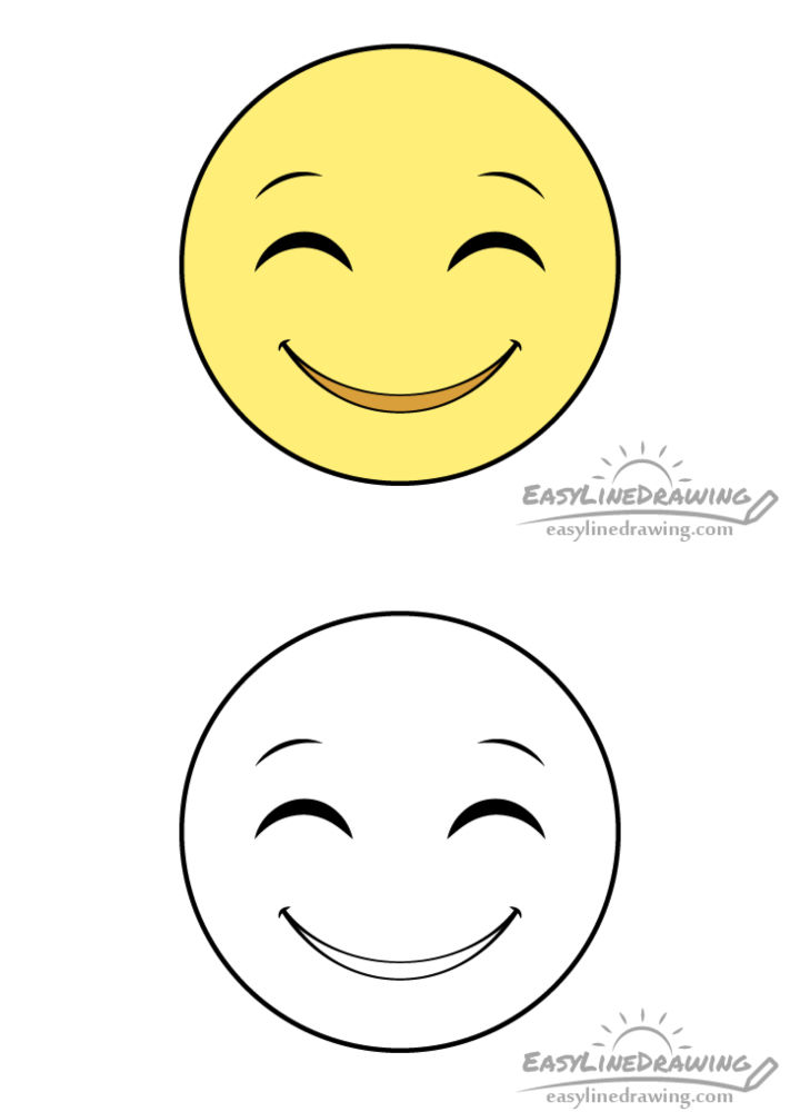 25 Easy Smile Drawing Ideas - Smile Drawing Reference