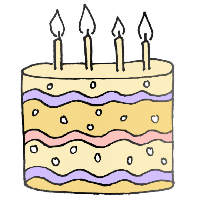 20 Easy Birthday Cake Drawing Ideas - How to Draw