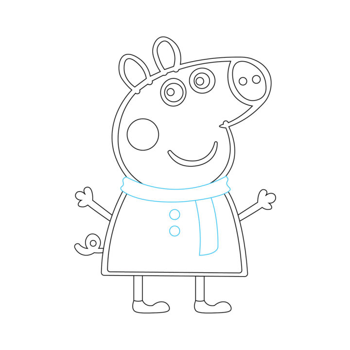 25 Easy Peppa Pig Drawing Ideas - Draw Peppa Pig