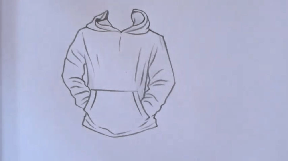 25 Easy Hoodie Drawing Ideas - How to Draw a Hoodie