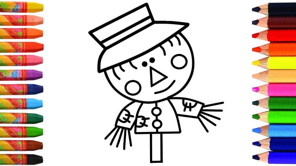 25 Easy Scarecrow Drawing Ideas - How to Draw a Scarecrow