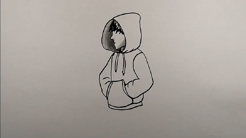 25 Easy Hoodie Drawing Ideas - How to Draw a Hoodie