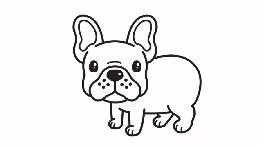 20 Easy French Bulldog Drawing Ideas - How to Draw