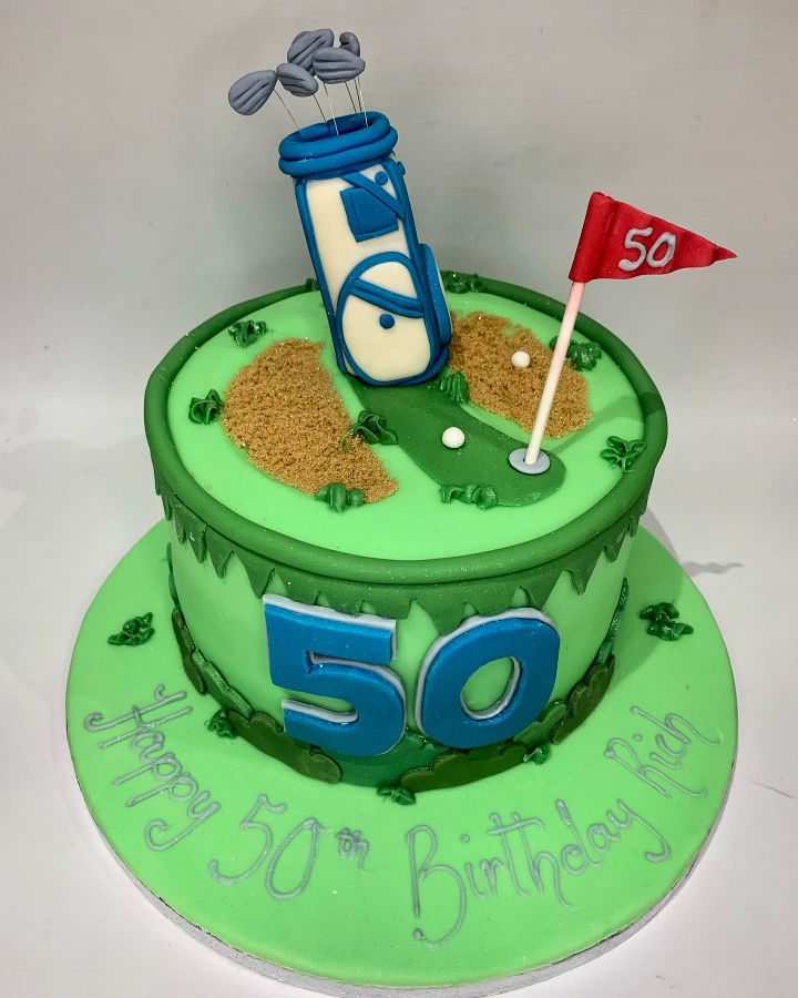 25 Beautiful 50th Birthday Cake Ideas for Men & Women