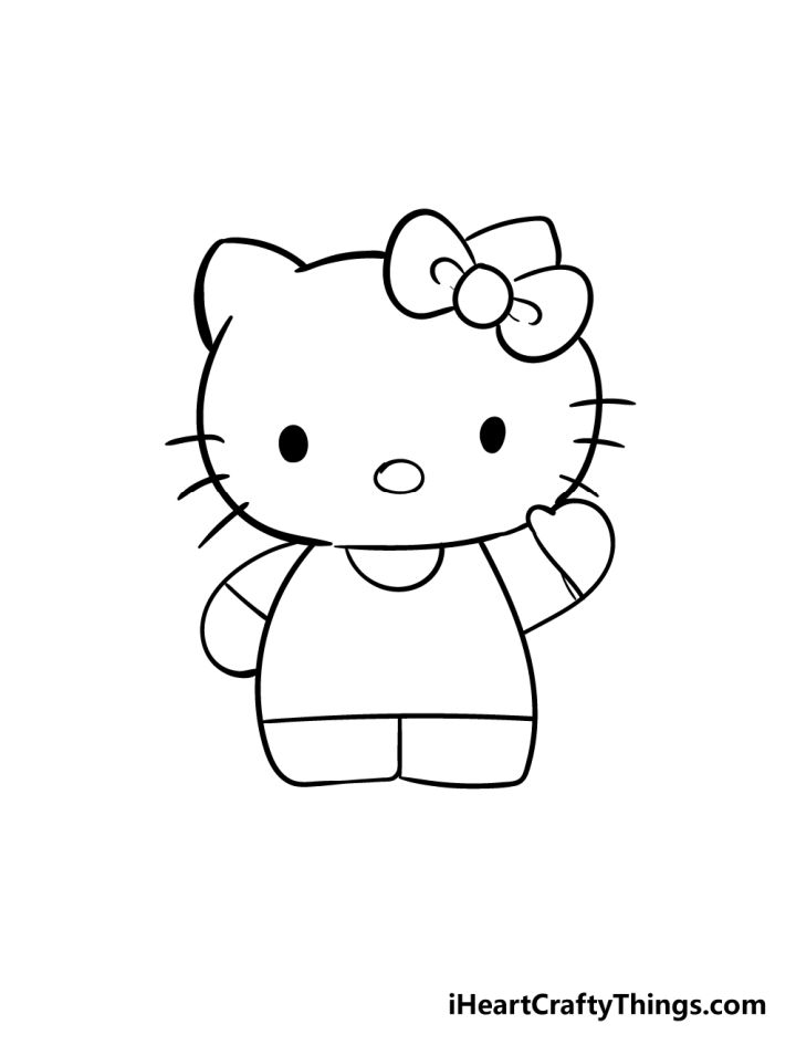 25 Easy Hello Kitty Drawing Ideas - Draw Hello Kitty