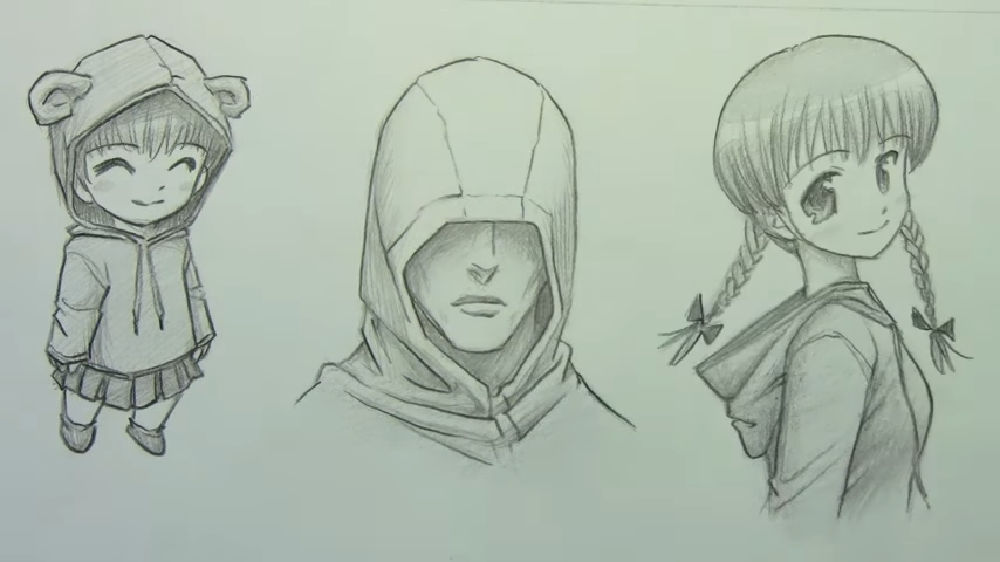 25 Easy Hoodie Drawing Ideas - How to Draw a Hoodie