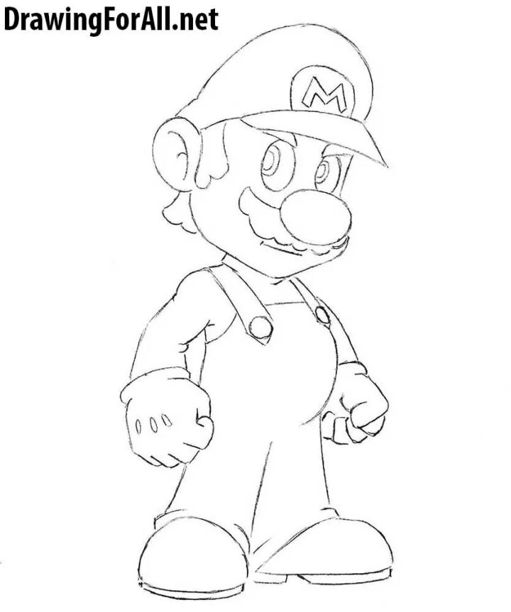 25 Easy Mario Drawing Ideas - How to Draw Mario