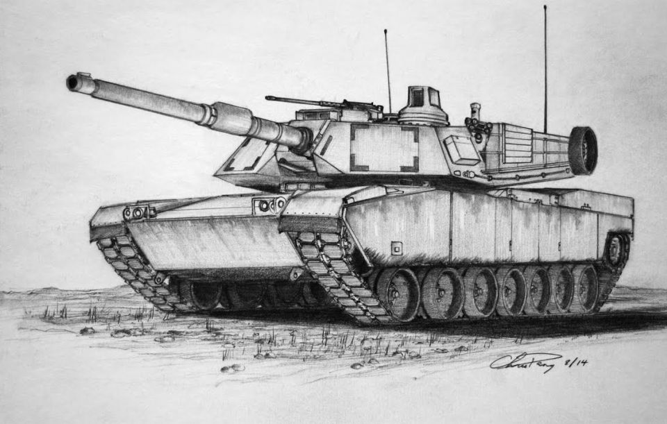 25 Easy Tank Drawing Ideas - How to Draw a Tank