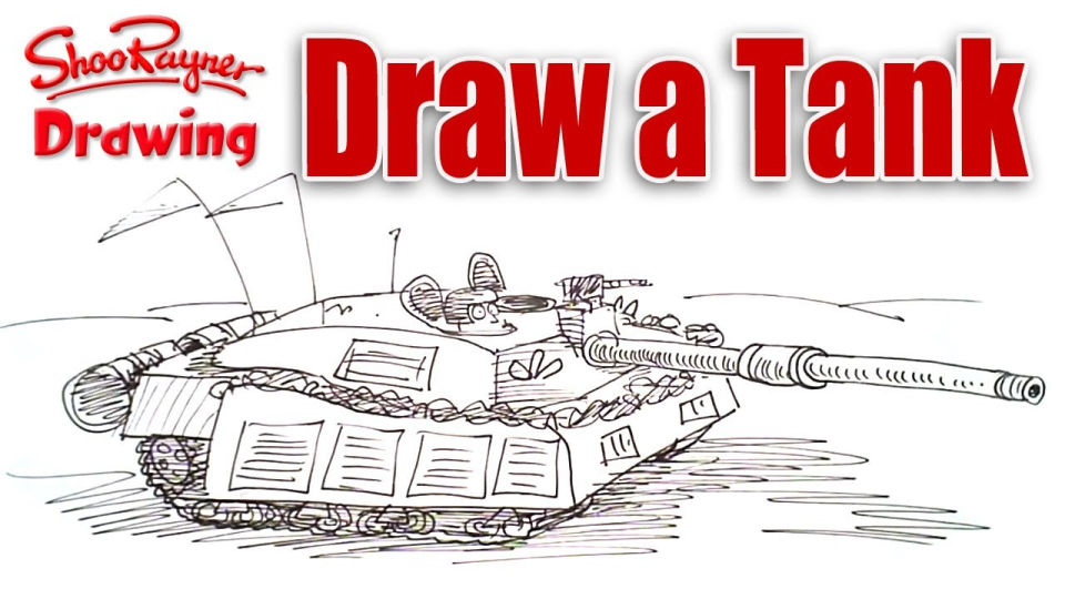 25 Easy Tank Drawing Ideas - How to Draw a Tank