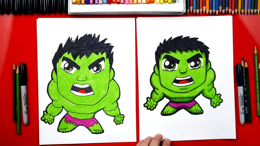 25 Easy Hulk Drawing Ideas - How to Draw the Hulk