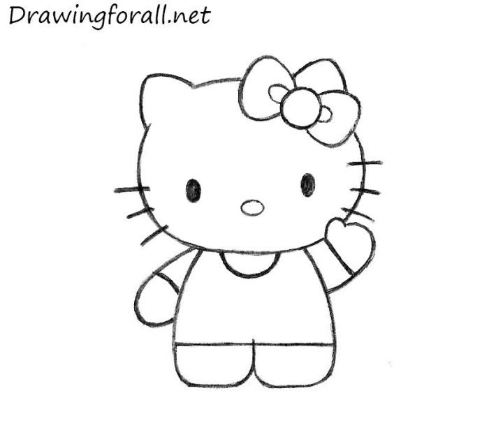 25 Easy Hello Kitty Drawing Ideas - Draw Hello Kitty