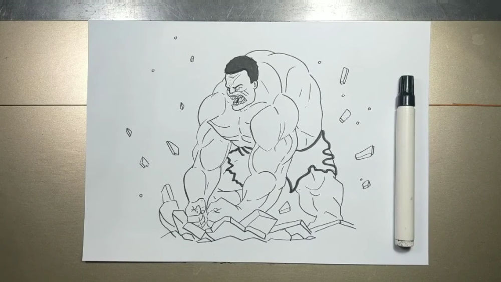 25 Easy Hulk Drawing Ideas - How to Draw the Hulk