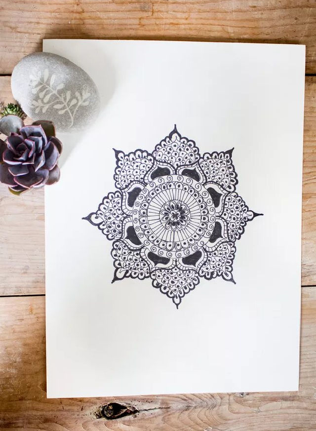 25 Easy Mandala Drawing Ideas - Draw a Mandala