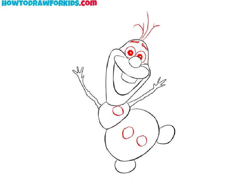 25 Easy Olaf Drawing Ideas - How to Draw Olaf