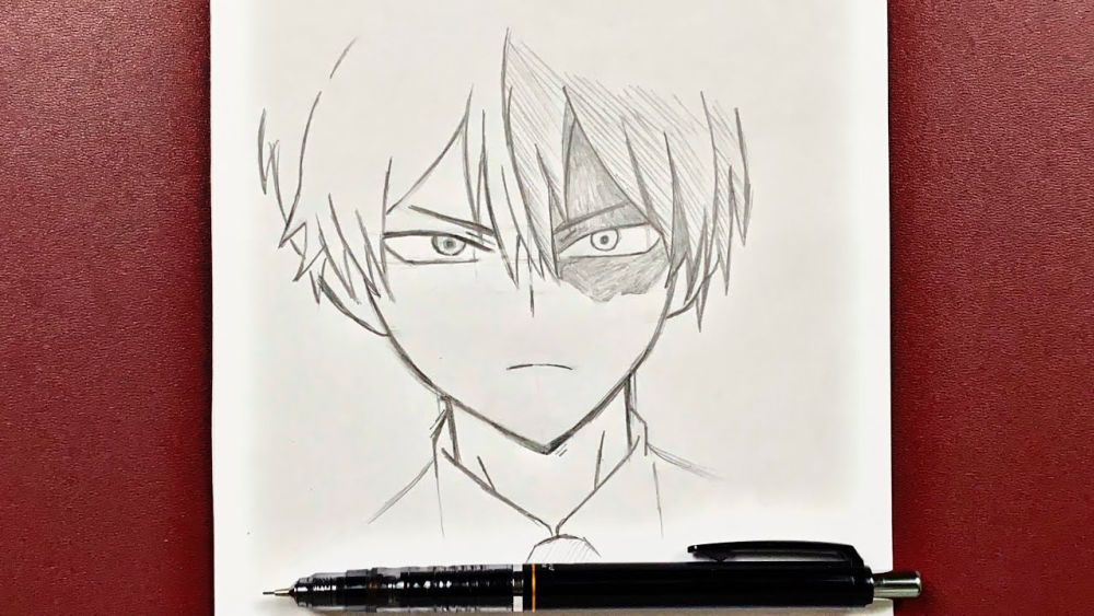 25 Easy Todoroki Drawing Ideas - How to Draw Todoroki