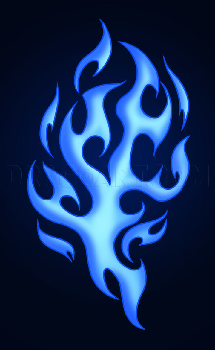 25 Easy Flames Drawing Ideas - How to Draw Flames