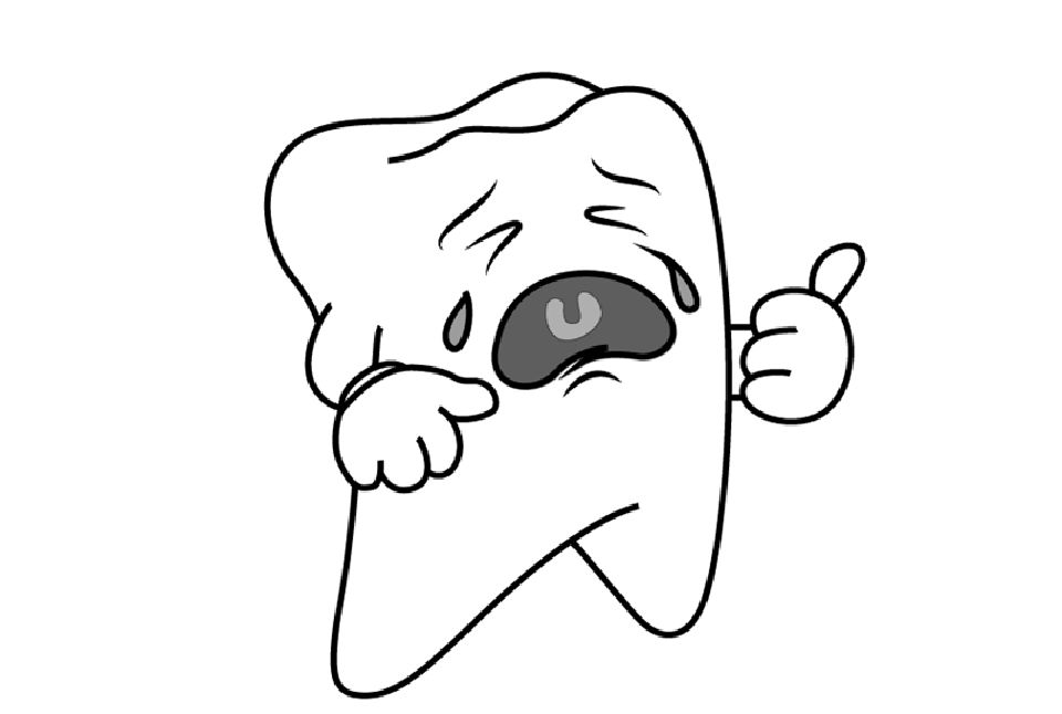 20 Easy Tooth Drawing Ideas - How to Draw a Tooth