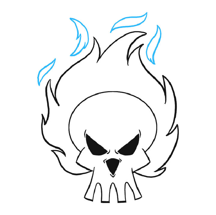 25 Easy Flames Drawing Ideas - How to Draw Flames