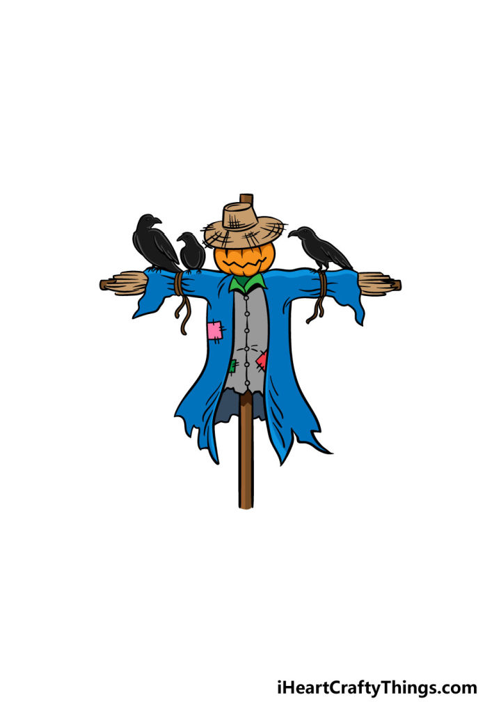 25 Easy Scarecrow Drawing Ideas - How to Draw a Scarecrow