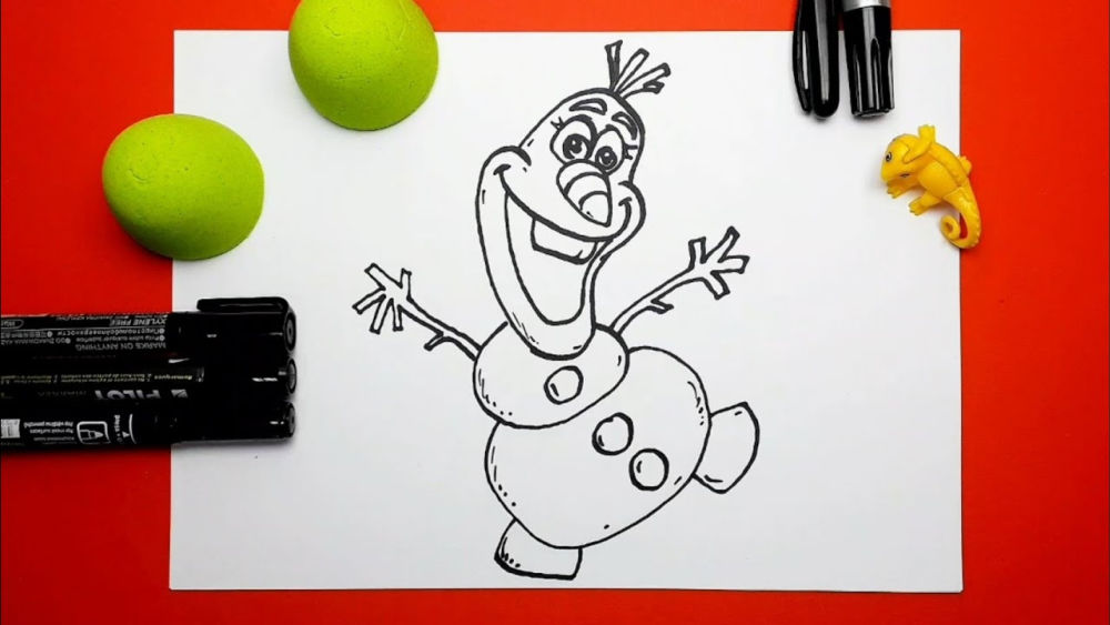 25 Easy Olaf Drawing Ideas - How to Draw Olaf