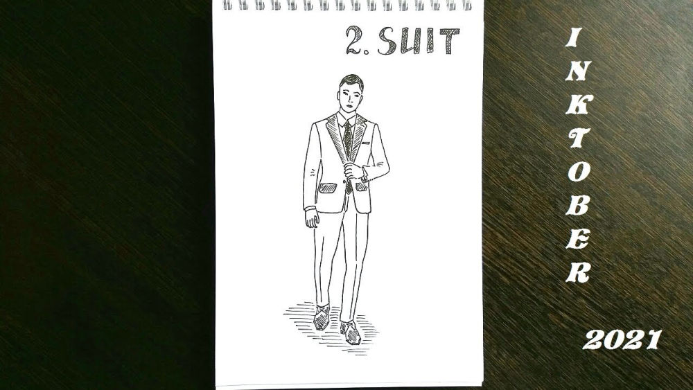 20 Easy Suit Drawing Ideas - How to Draw a Suit