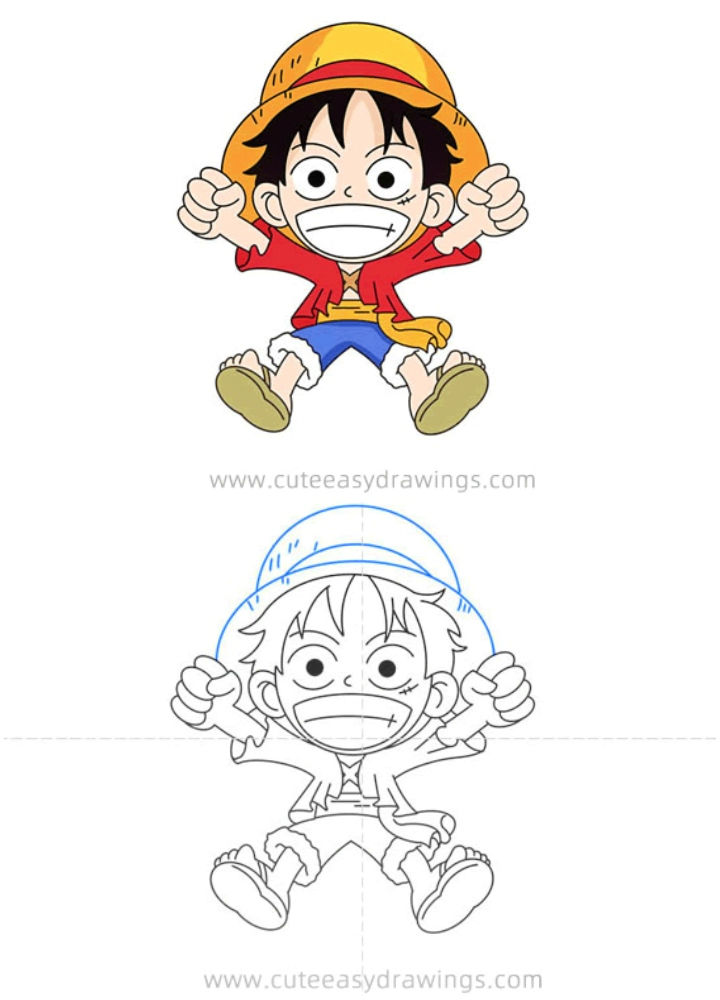 20 Easy Luffy Drawing Ideas - How to Draw Luffy
