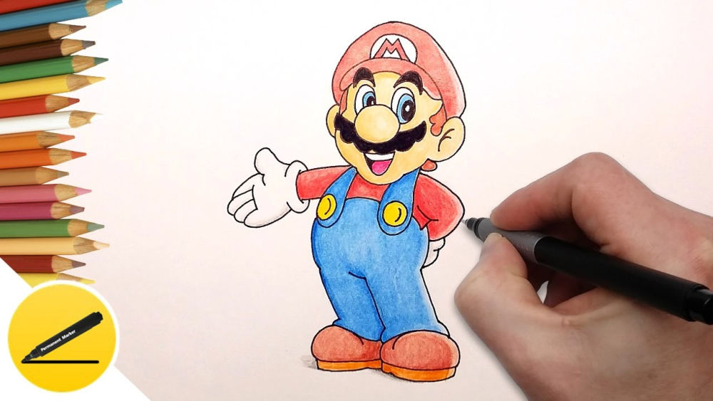 25 Easy Mario Drawing Ideas - How to Draw Mario