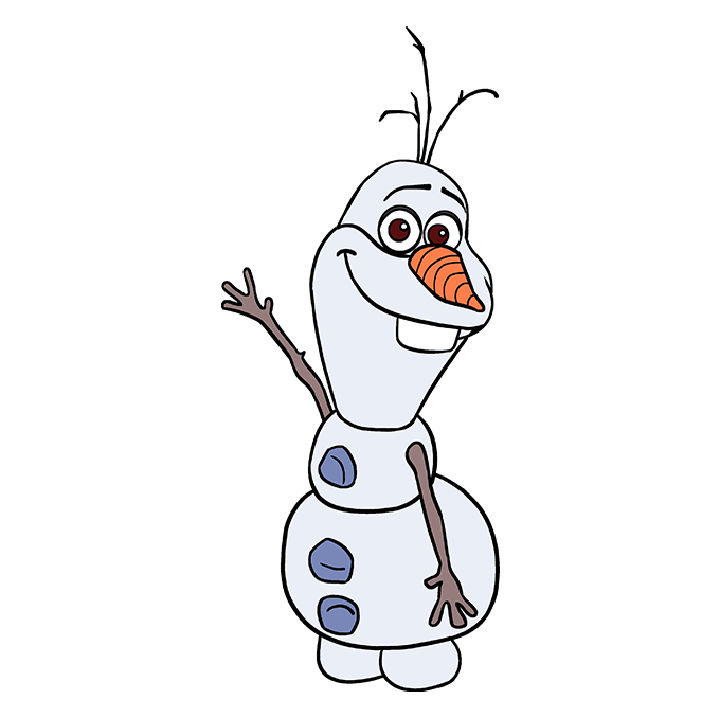 25 Easy Olaf Drawing Ideas - How to Draw Olaf
