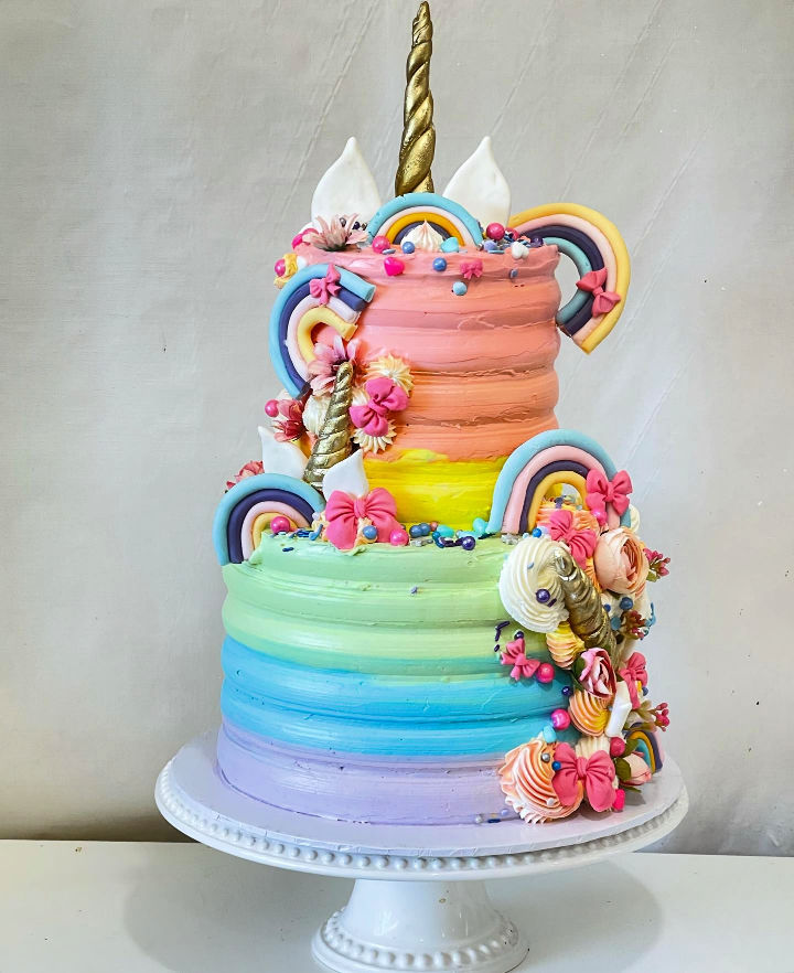 25 Pretty Unicorn Cake Ideas - Blitsy