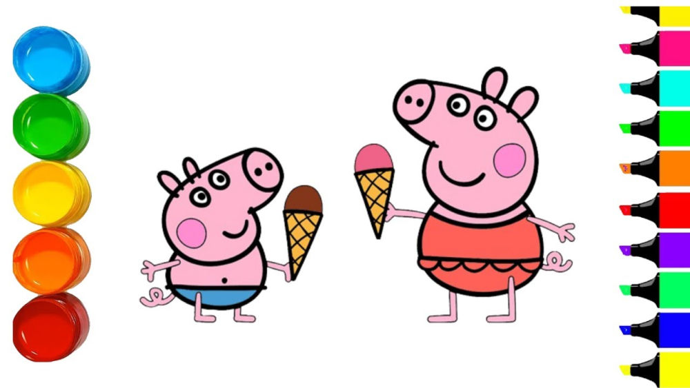 25 Easy Peppa Pig Drawing Ideas - Draw Peppa Pig