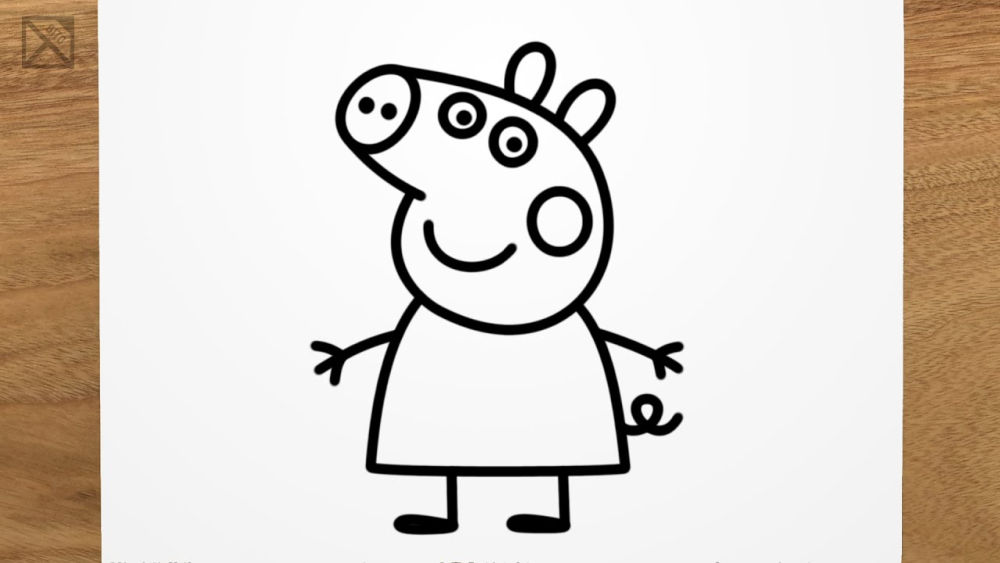 25 Easy Peppa Pig Drawing Ideas - Draw Peppa Pig