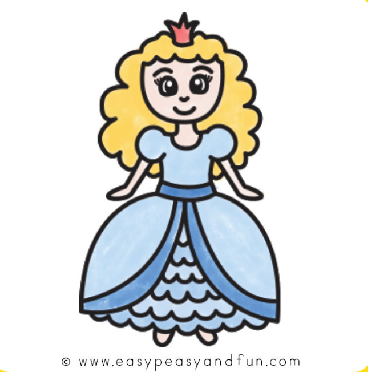 25 Easy Princess Drawing Ideas - How to Draw a Princess