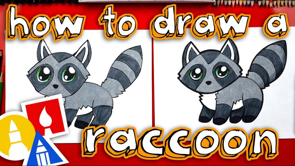 25 Easy Raccoon Drawing Ideas - How to Draw a Raccoon