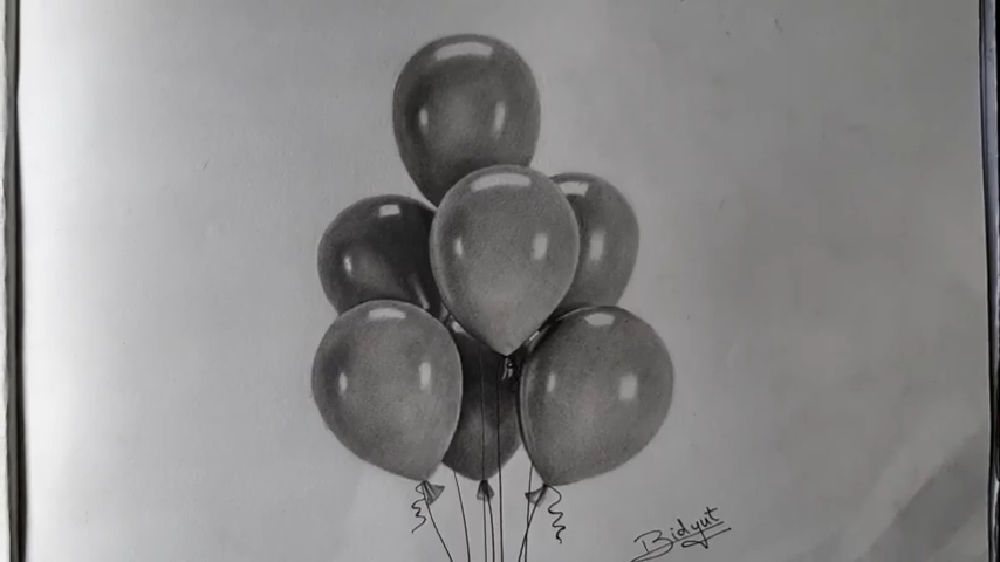 25 Easy Balloon Drawing Ideas - How to Draw Balloons