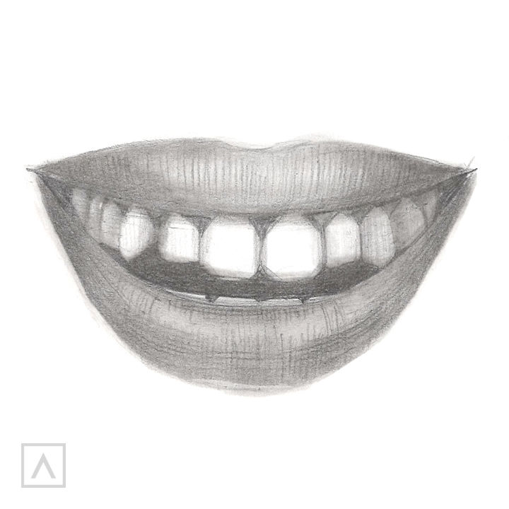 25 Easy Smile Drawing Ideas - Smile Drawing Reference