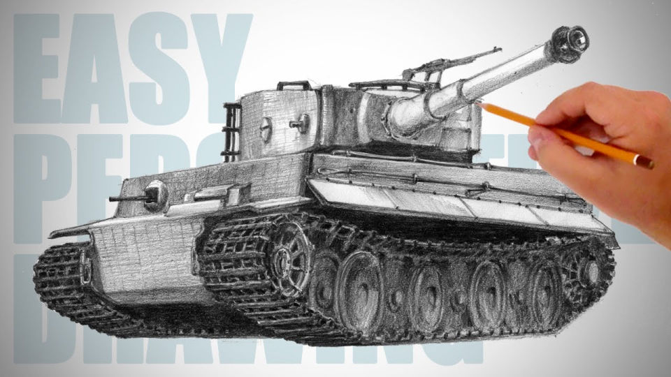 25 Easy Tank Drawing Ideas - How to Draw a Tank