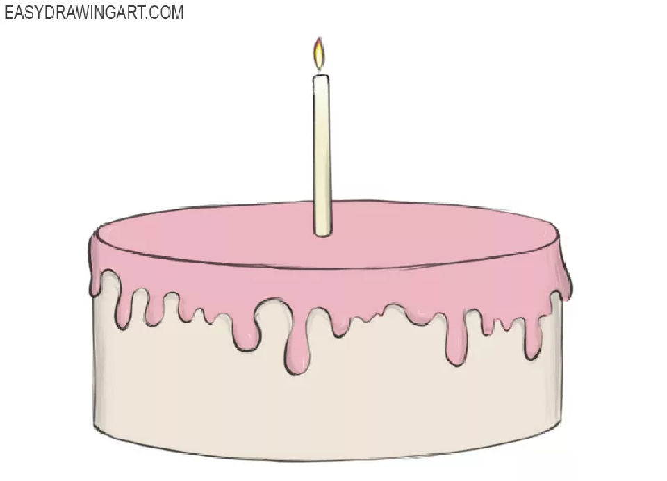 20 Easy Birthday Cake Drawing Ideas - How to Draw