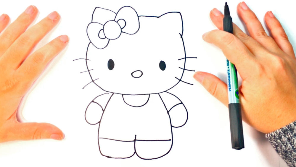 25 Easy Hello Kitty Drawing Ideas - Draw Hello Kitty