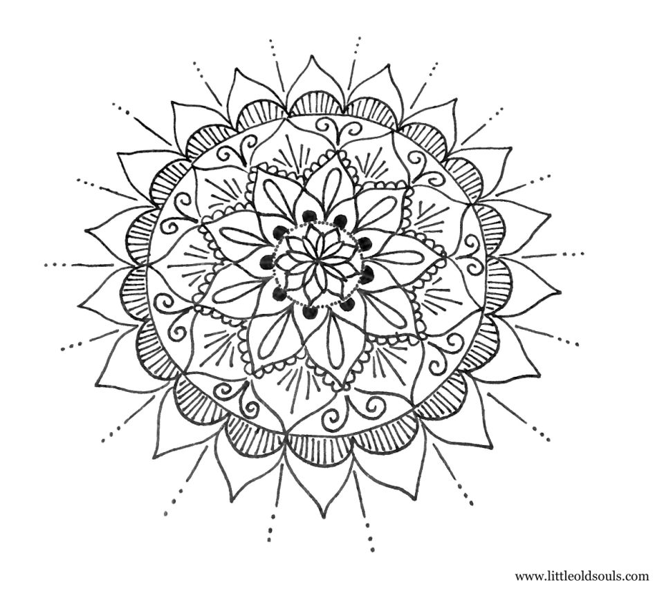 25 Easy Mandala Drawing Ideas - Draw a Mandala