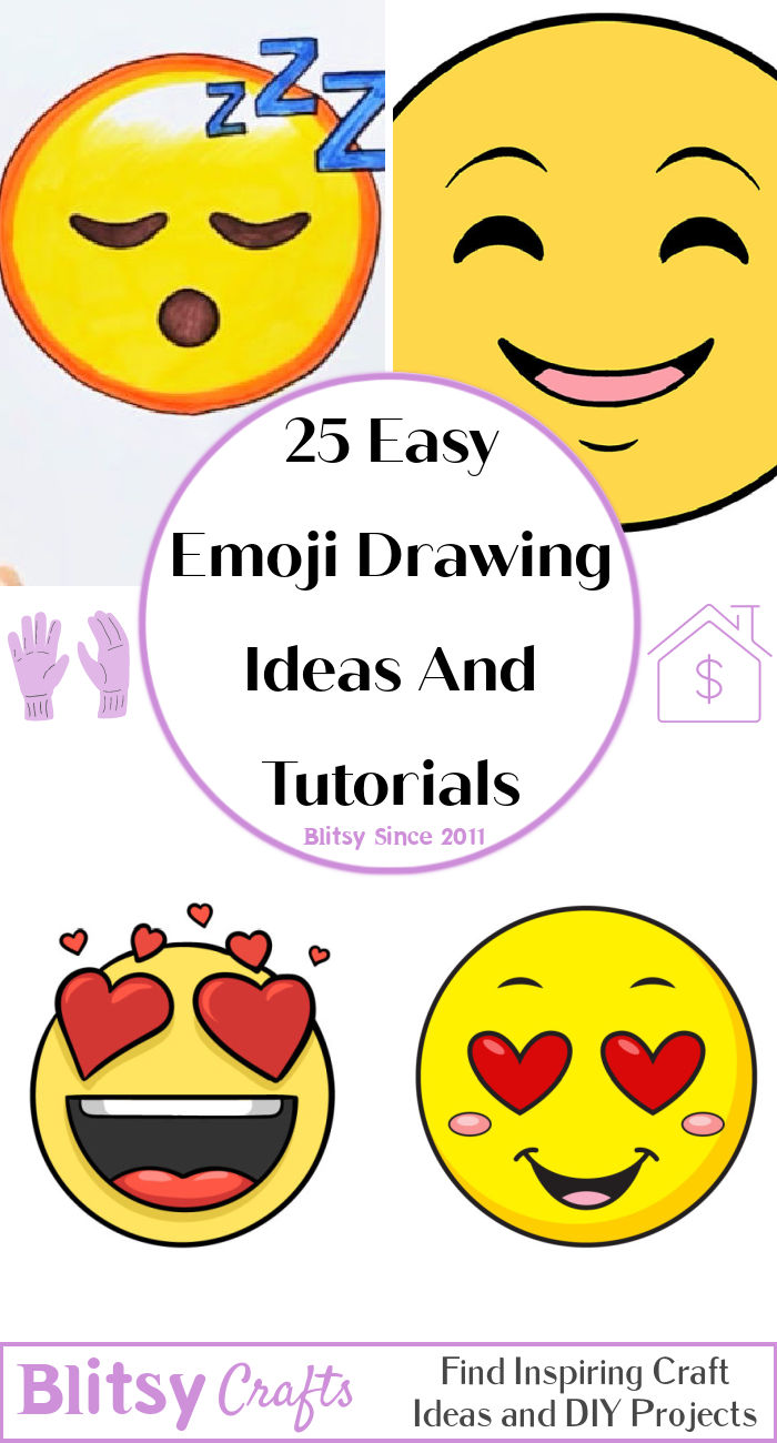25 Easy Emoji Drawing Ideas - How to Draw an Emoji