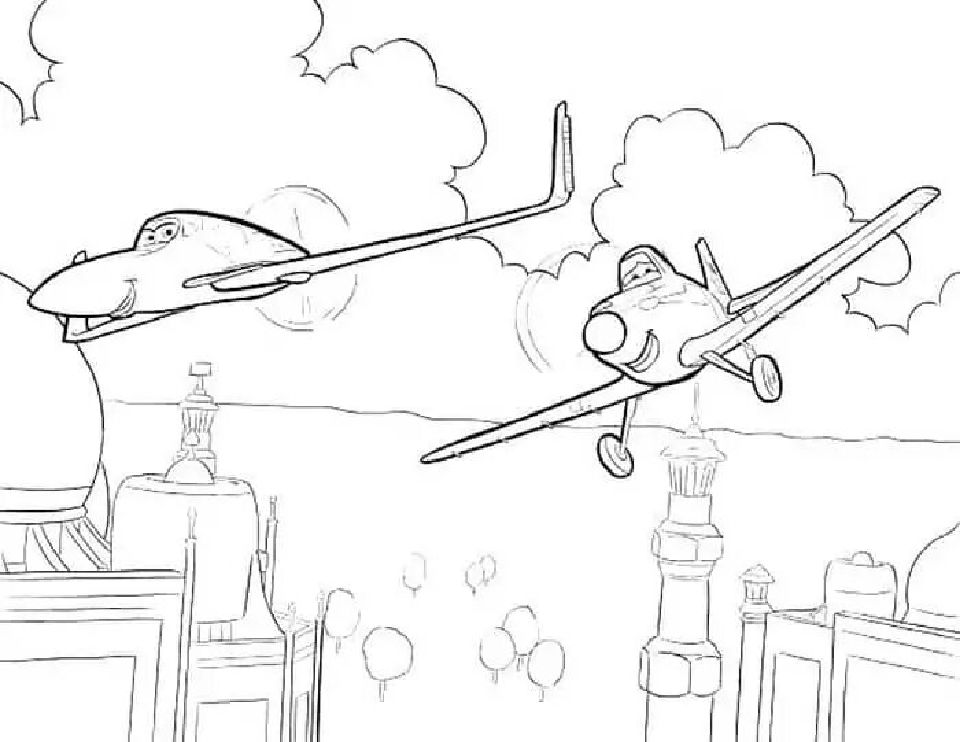 25 Free Airplane Coloring Pages for Kids and Adults